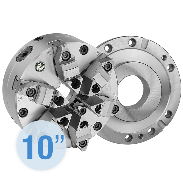 10" Chuck Kits for Rotary Tables | Gator Lathe Chucks