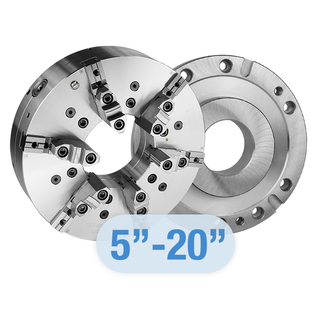 Lathe Chuck Kits for Rotary Tables: Select by Chuck Diameter | Gator Lathe Chucks