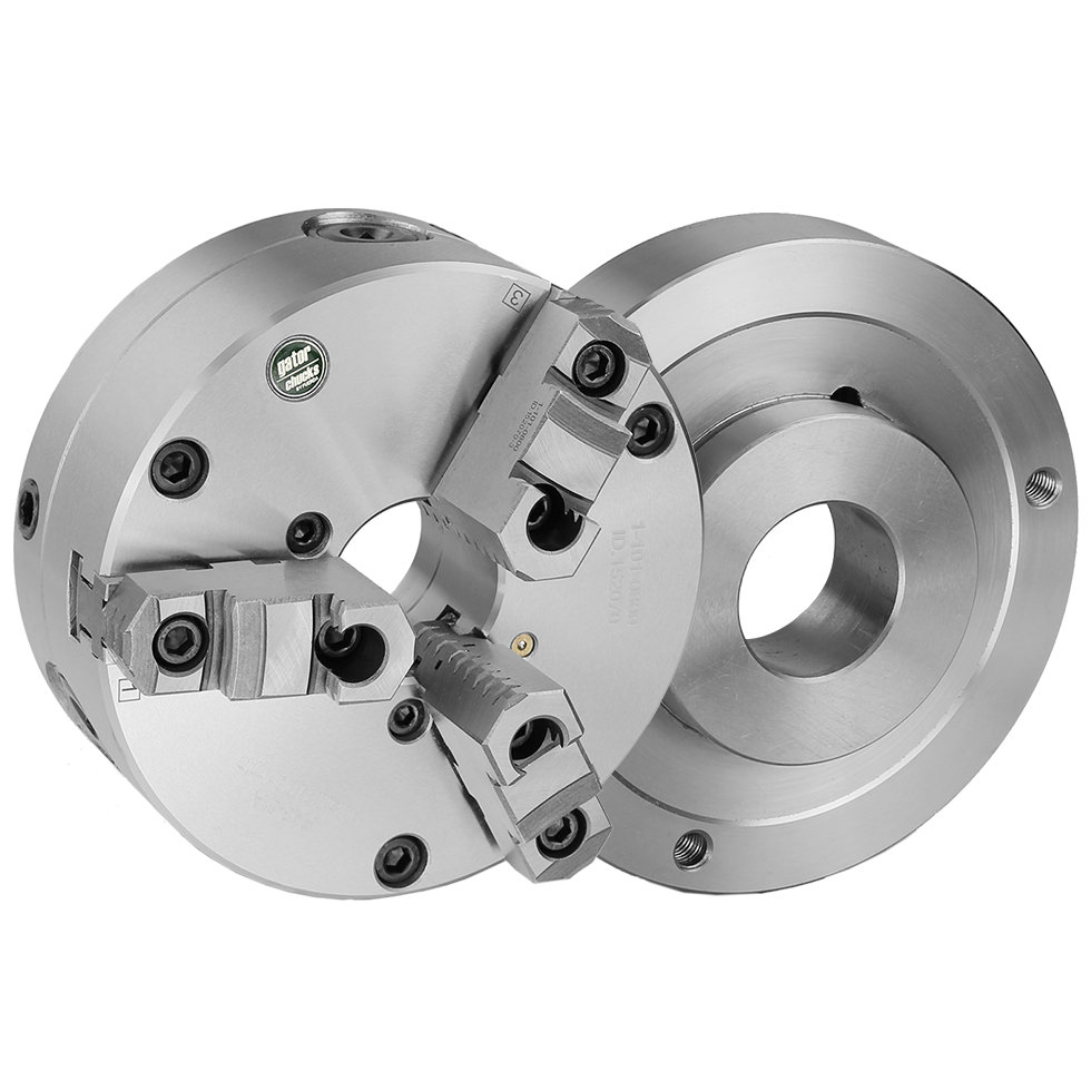 Chuck Kit for Manual Lathe with D1-8 Spindle Mount, 3-Jaw, Adjustable ...