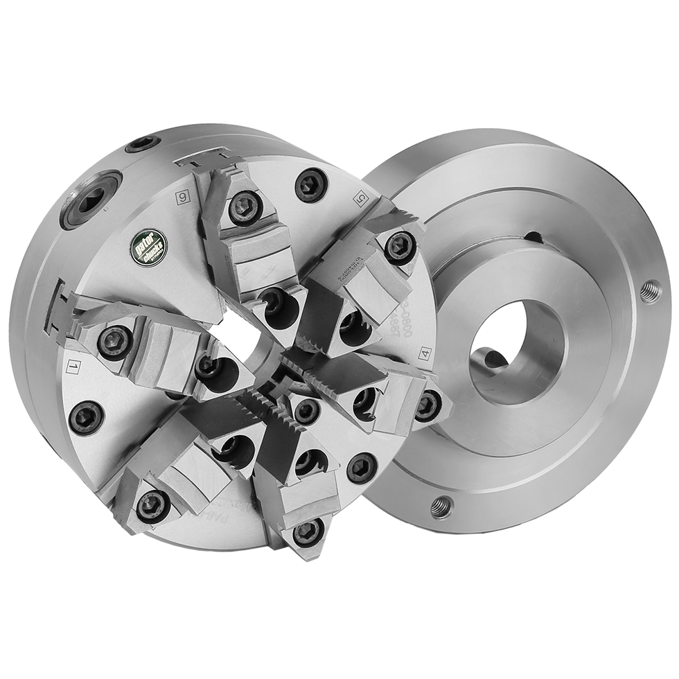 Chuck Kit for Haas HRT-A6 Series Rotary Tables, 6-Jaw, Adjustable, Ste ...