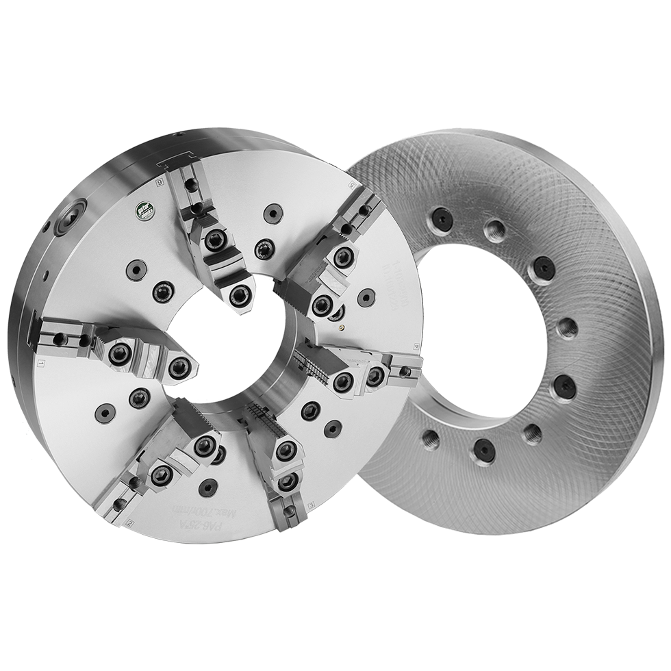 Chuck Kit for Manual Lathe with A15 Spindle Mount, 6-Jaw, Adjustable ...