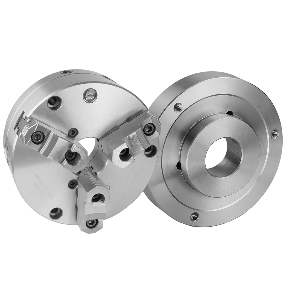 Chuck Kit for Manual Lathe With D1-11 Spindle Mount, 3-Jaw, Adjustable ...