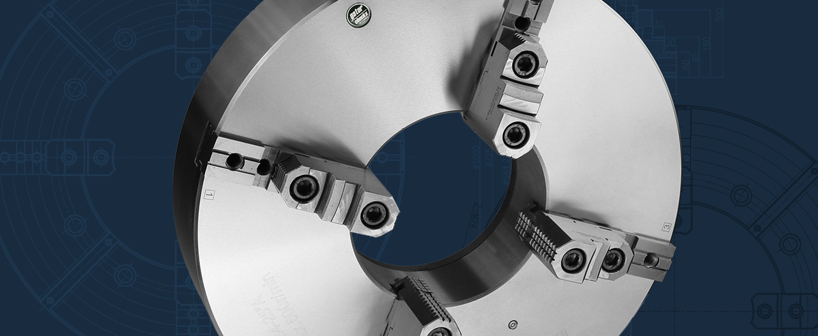 4-Jaw Universal (Cast Iron) | Gator Lathe Chucks