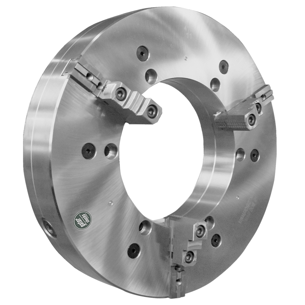 3-Jaw Scroll Chuck, 32" Steel Body, Large Thru-Hole, Front Mount, 2 PC ...