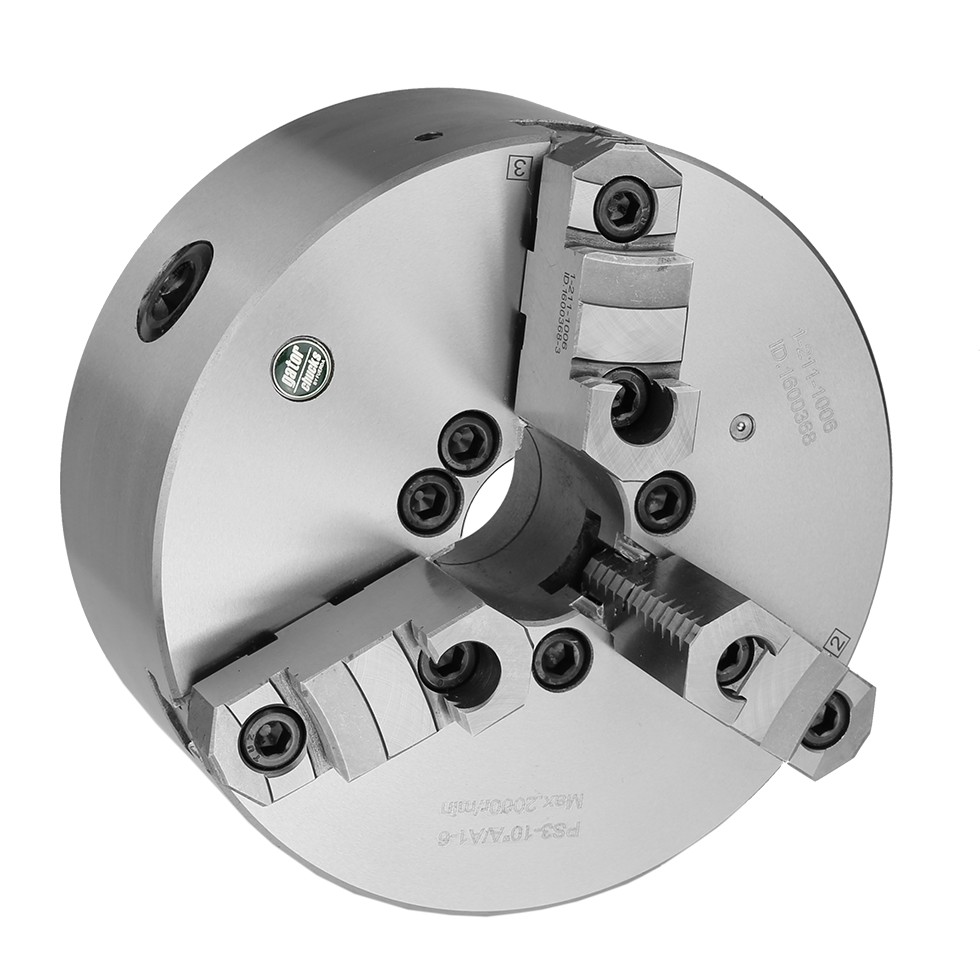 Chuck Kit for Haas HRT-A6 Series Rotary Tables, 3-Jaw, Scroll, Cast Ir | Gator Lathe Chucks