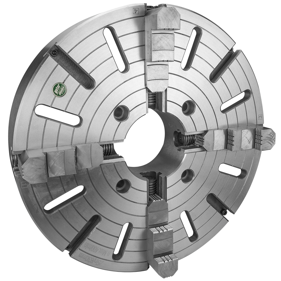 4-Jaw Independent, 20" Cast-Iron Body, Plain Back, Hard Solid Jaws ...