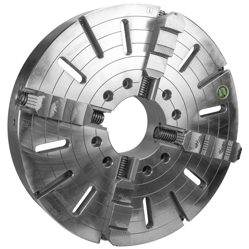 4-Jaw Independent, 40" Cast Steel Body, Plain Back, Hard Solid Jaws ...