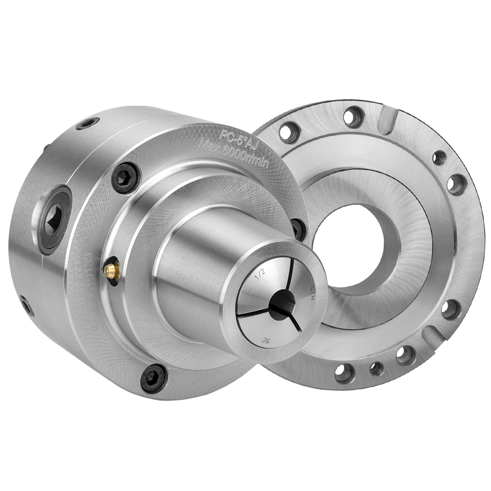 Chuck Kit for Rotary Tables, 5C Style, Steel Body, NO Centering Device ...