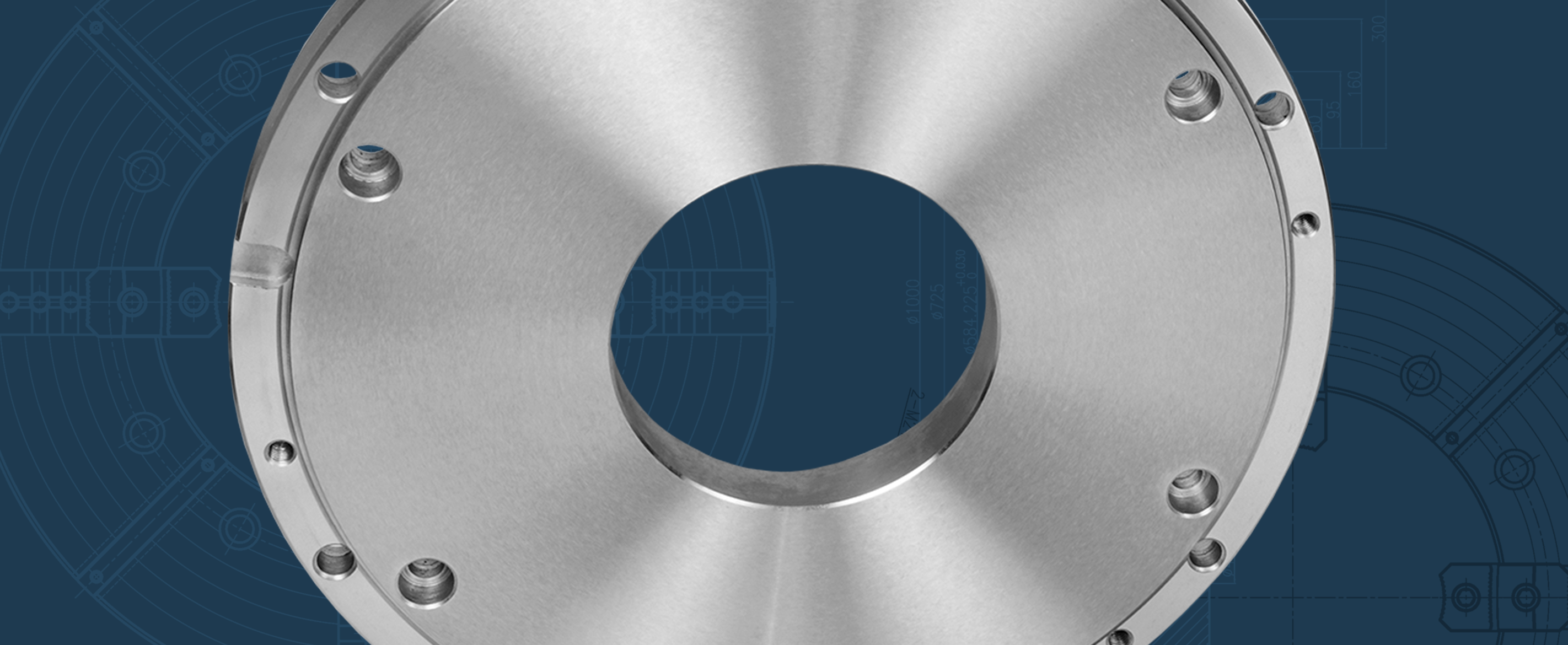 Baseplates for Scroll (Large Thru-Hole) Chucks | Gator Lathe Chucks