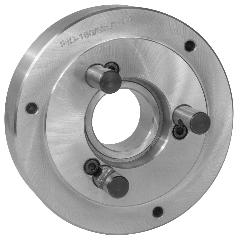Fully Machined Steel Adapter for 6" Adjustable Chucks, D-3 Spindle Mou ...