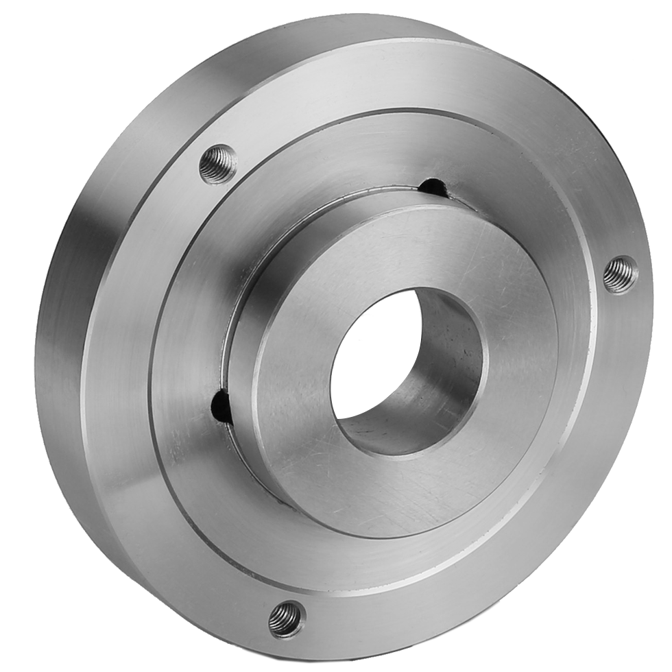 Fully Machined Steel Adapter for 6" Adjustable Chucks, Threaded 1-1/2 ...