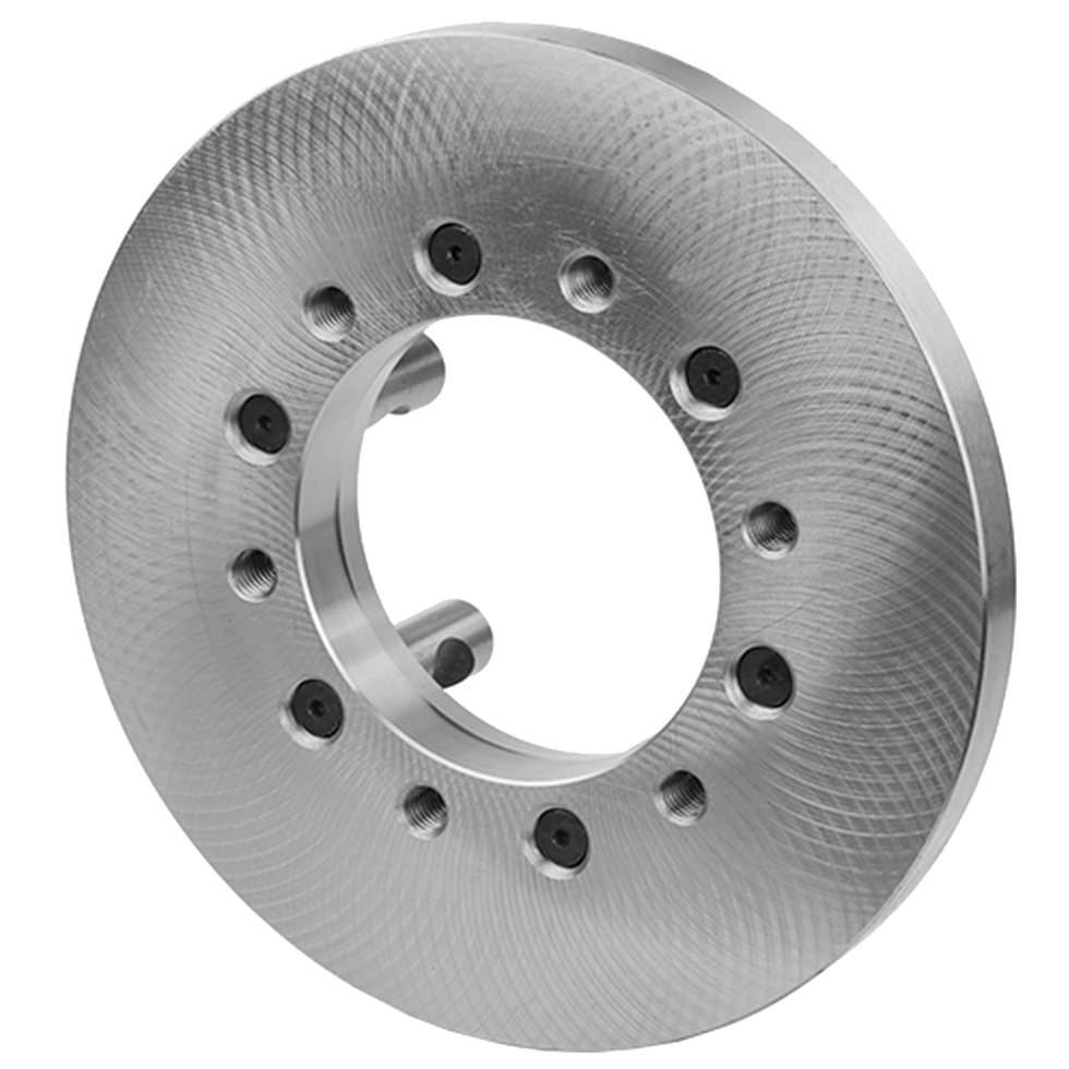 Fully Machined Steel Adapter for 16" Adjustable Chucks, D-8 Spindle Mo ...