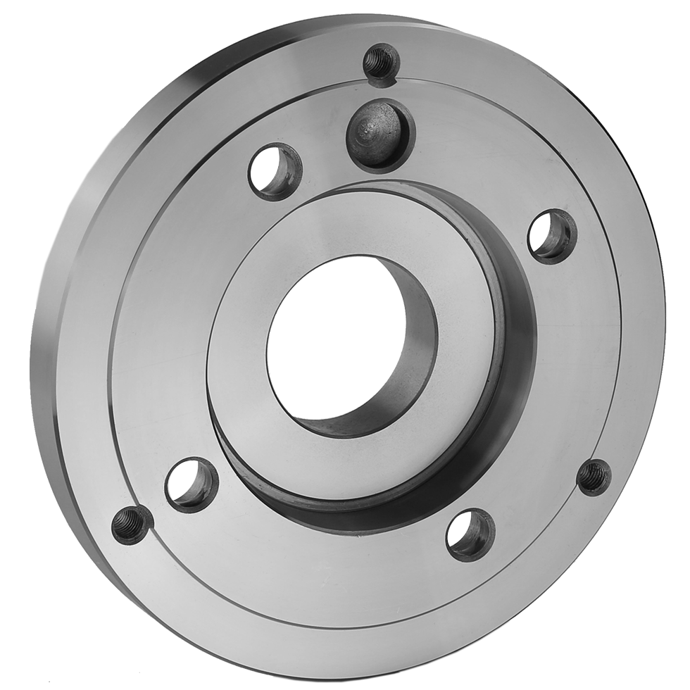 Fully Machined Steel Adapter for 8" Adjustable Chucks, A-6 Spindle Mou ...