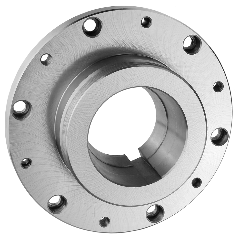 Machined Adapter, Forged Steel for 8" Scroll Chucks, L00 Spindle Mount ...